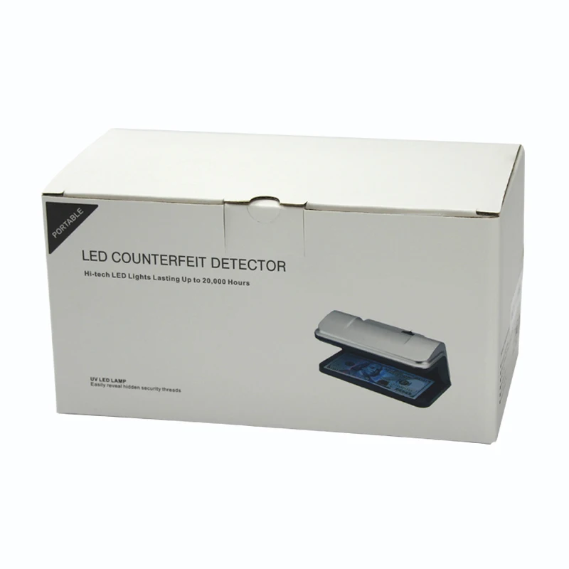 2 Led Uv Light Money Detector Fake Notes Detection High Efficient Cash ...