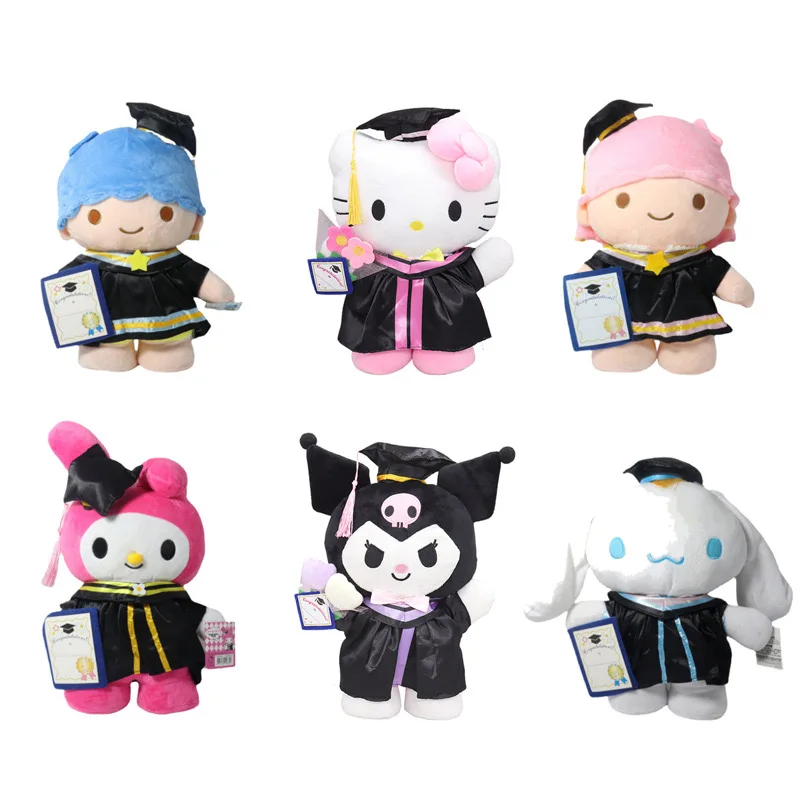 New Design Graduation Plush Kuromi My Melody Toy Carton Bachelor's ...
