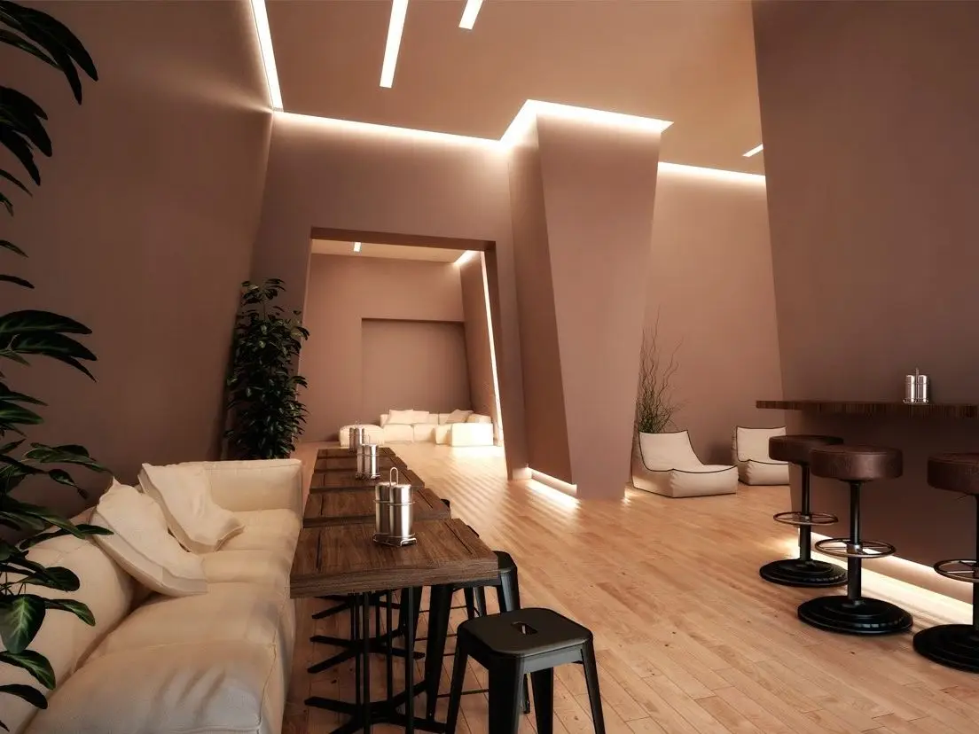 LED Ceiling Recessed Linear Trunking Light Fitting PC Diffuser