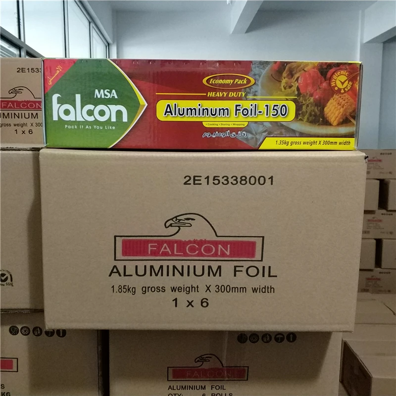 Customized Falcon Logo Food Grade Aluminium Foil Price Heavy Duty Foil ...