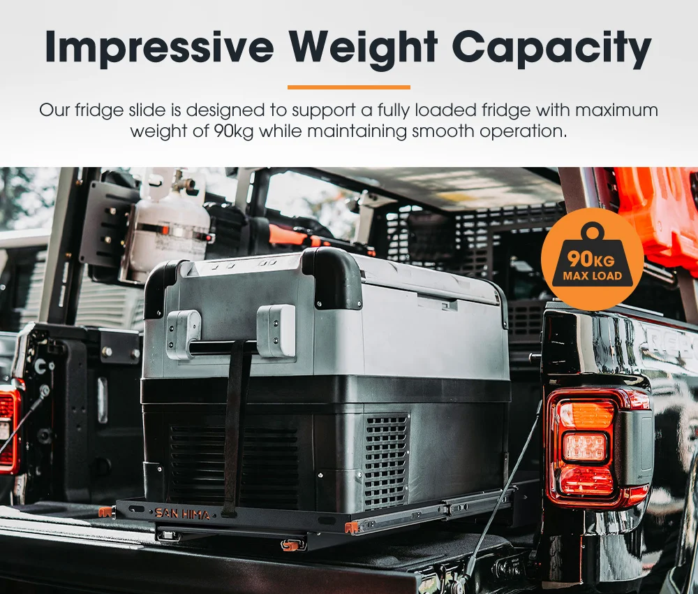 San Hima Full Extension 75l 4x4 Car Refrigerator Freezer Slide Easy ...