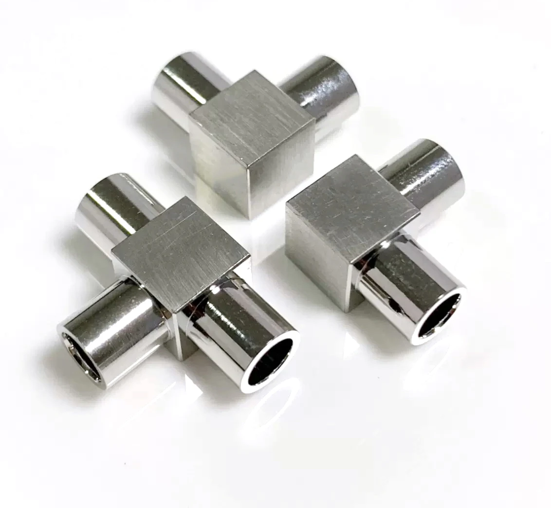 316 Stainless Steel VCR 3 Way Connector - Ultra-purity