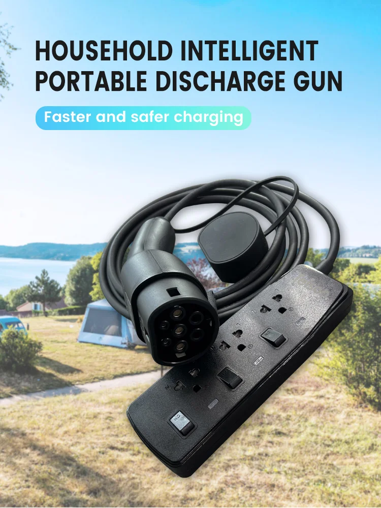 Teison Electric Vehicle Discharge Cable - Reliable Outdoor V2L V2H