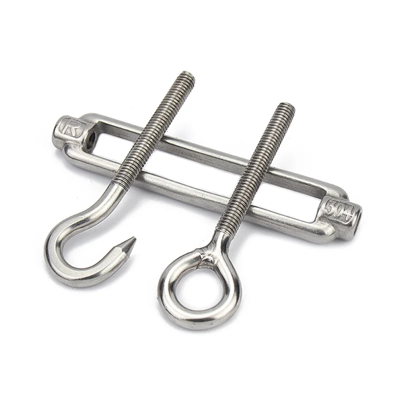 M4 M5 M6 M8-m16 Stainless Steel 304 Oc Eye Turnbuckle Hook For Wire ...