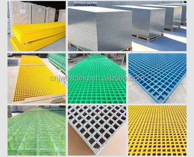 Durable Fiberglass Reinforced Plastic Grid Molded Frp Grating Floor
