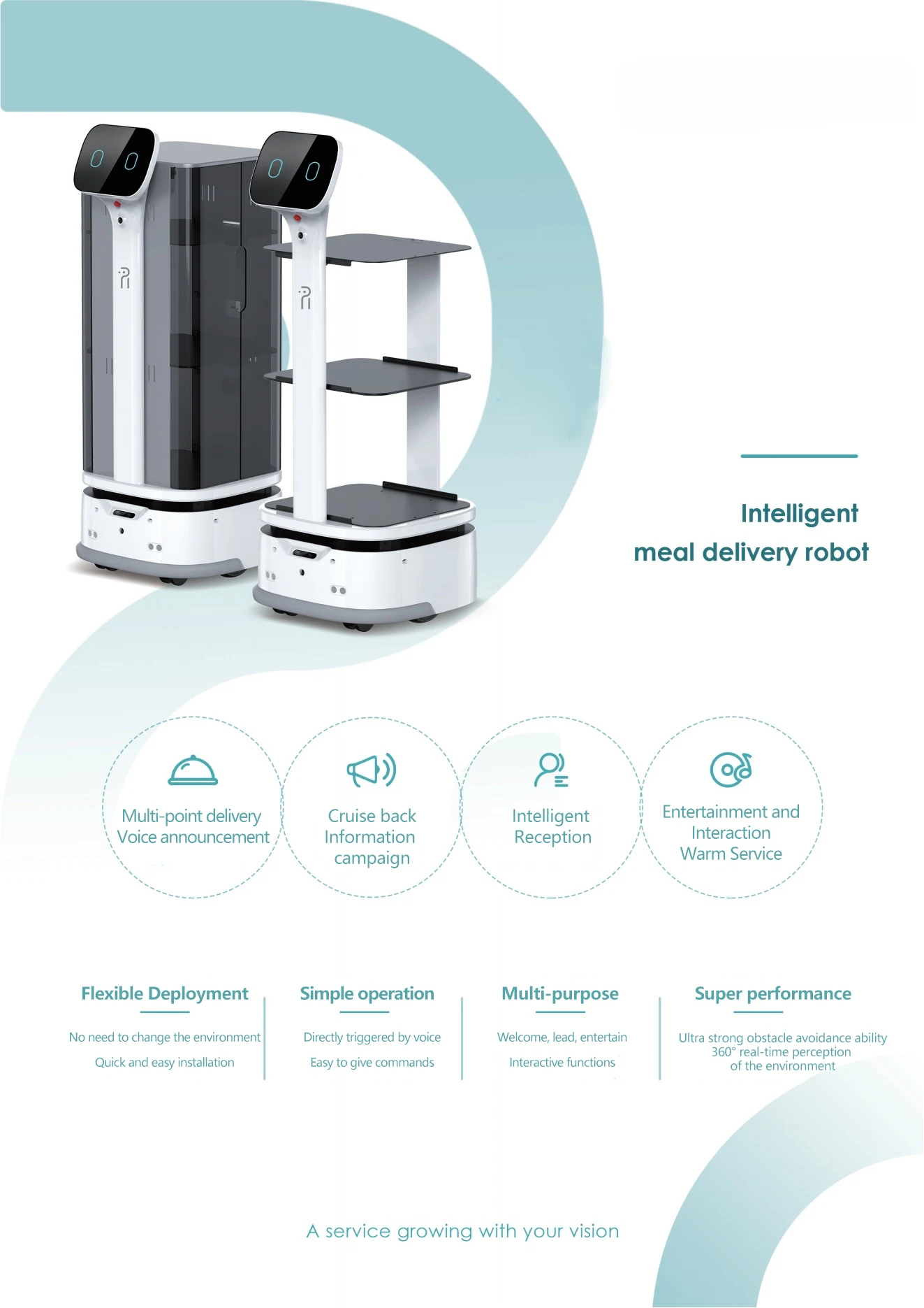 Autonomous Smart Commercial Delivery Robot for Outdoor Food Services