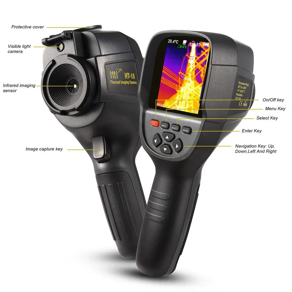 Alibaba.com: HTI Infrared Thermography Camera with 320x240 IR sensor ...