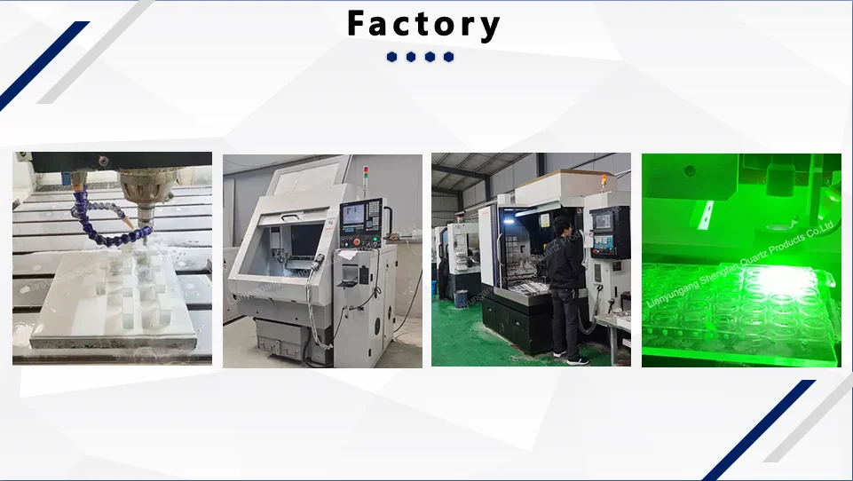 Quartz Boat for Diffusion Wafer Processing - 99.99% Pure