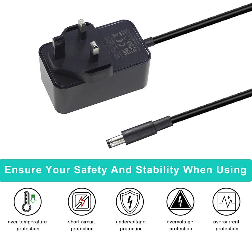 12V 1A UK Power Supply AC Adapter AC 100-240V to DC 12 Volt ...