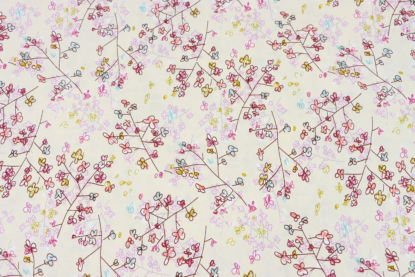 100% Polyester Printed Fabrics For Clothing Silk Printing Polyester ...