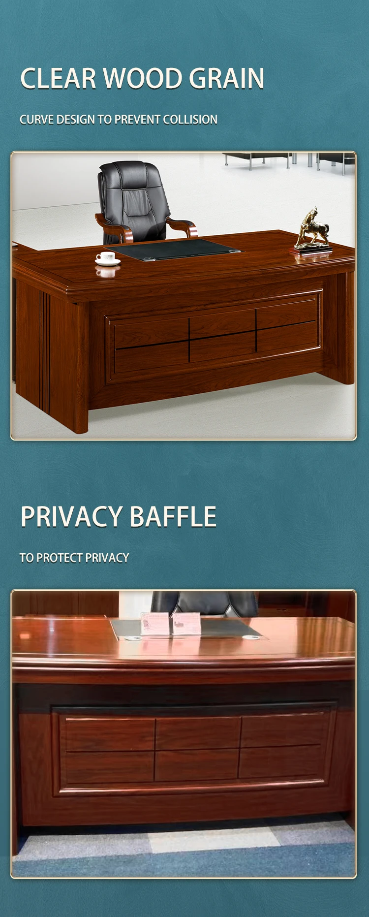 Modern Curved Office Furniture - Executive Desk Designs