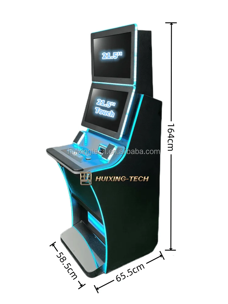 Usa High Quality 21.5inch Dual Screen Cabinet Skill Game Machine For ...
