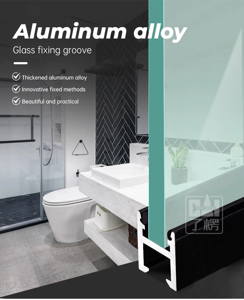 Newnone The Aluminum Glass Railing Clamp Clip For Hanging System ...