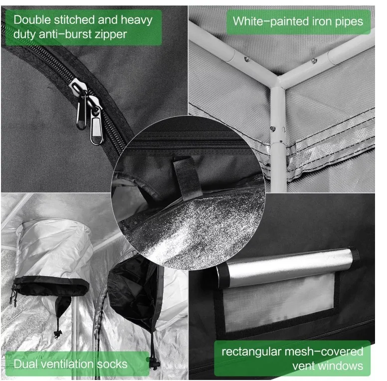 120x120x200cm Grow Box Complete - Indoor Hydroponics