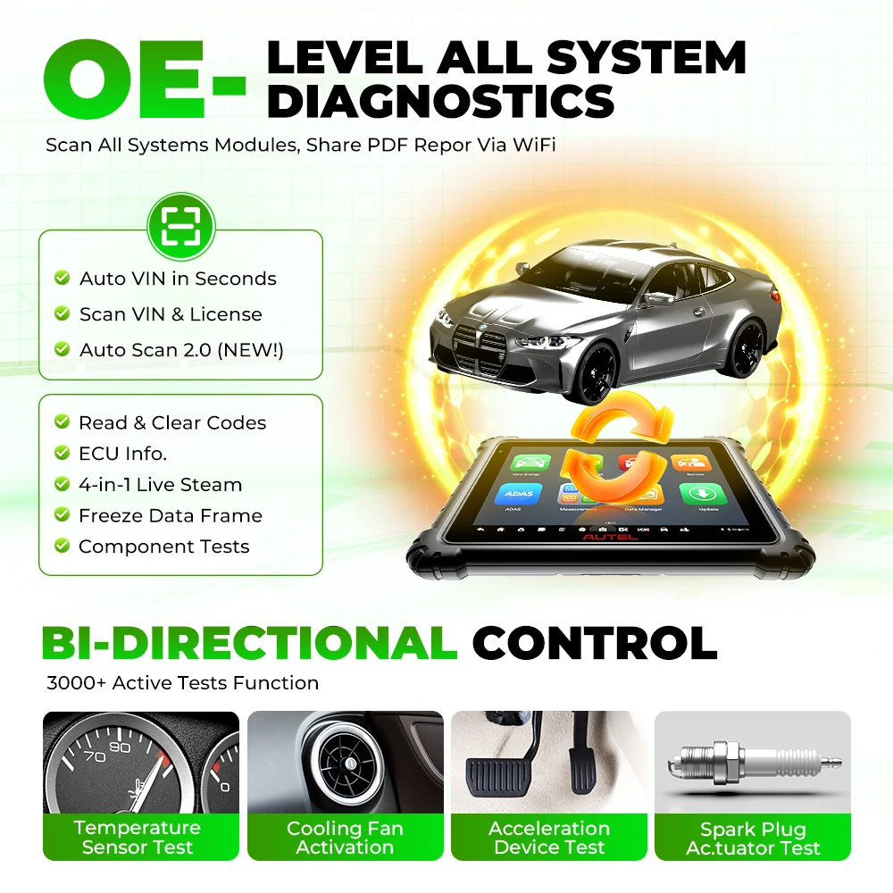 Autel Maxisys Ultra Ev Diagnostic Tool Ecu Programming With Sdk Combination Connectivity ...