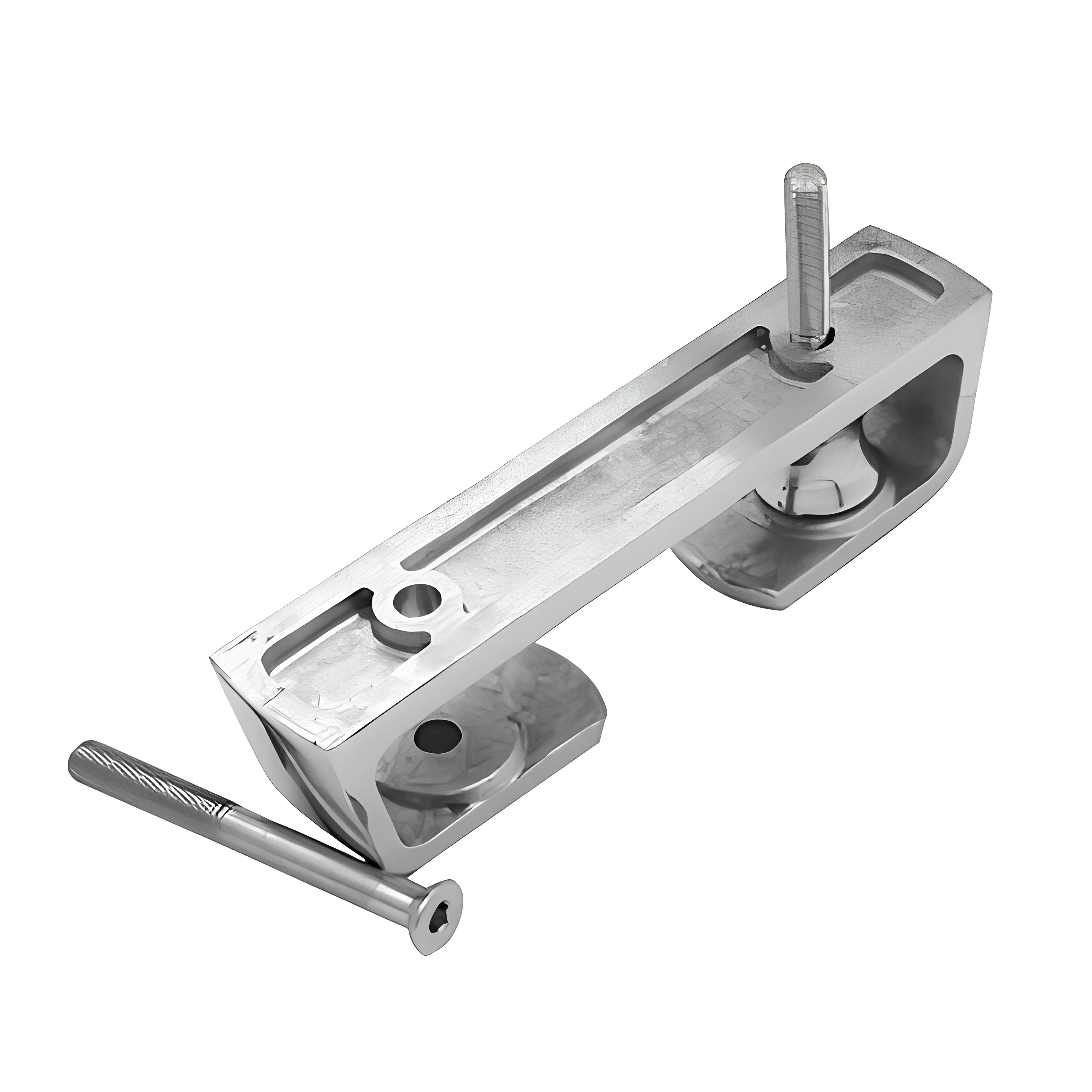 Marine Yacht 316 Stainless Steel Bollards Roller Hawse Pipe With Cleat ...