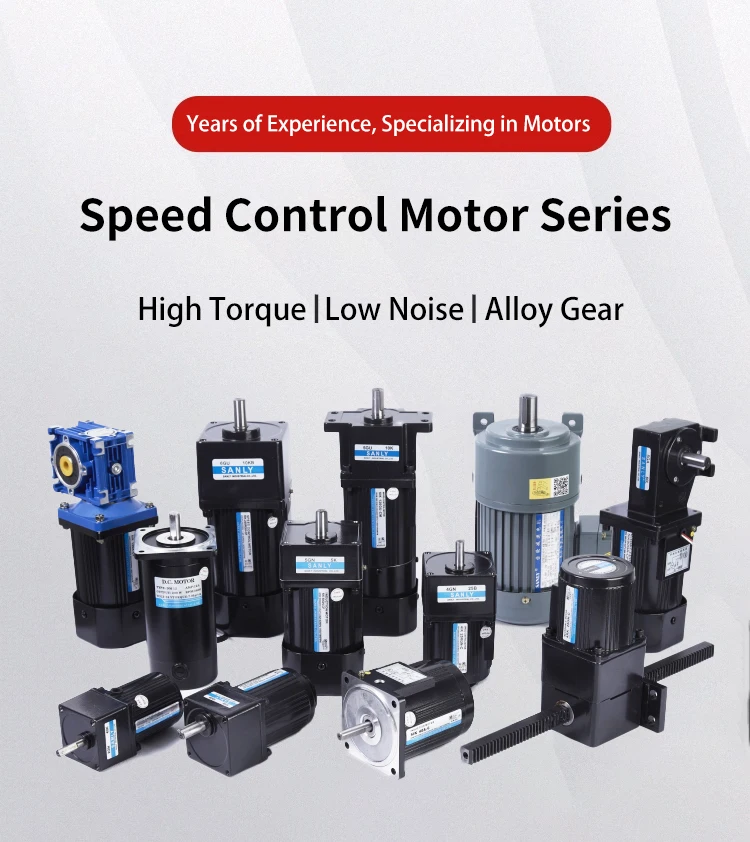 Low Speed High Torque Single Phase Three Phase110-220V 10W-90W 120W ...