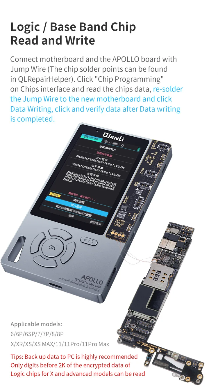 Qianli Apollo 6-in-1 Battery & True Tone Repair Tool - OEM | Wholesale