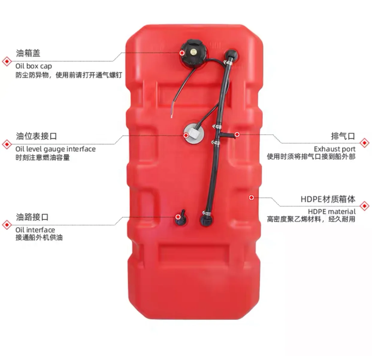 Large Volume External Fuel Tank For Outboard Motor And Fishing Boat ...