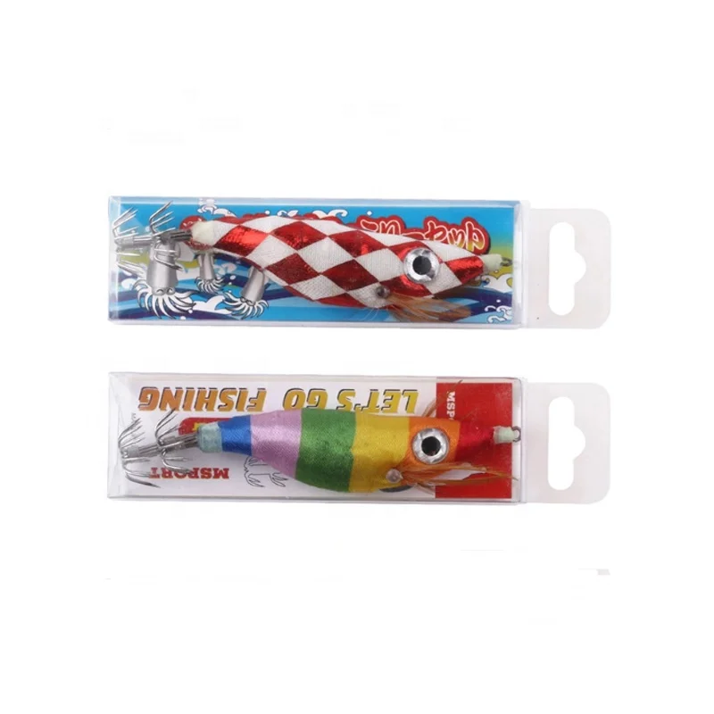 Custom Recyclable Fishing Lure Box Plastic Lure Packaging with Stamping ...