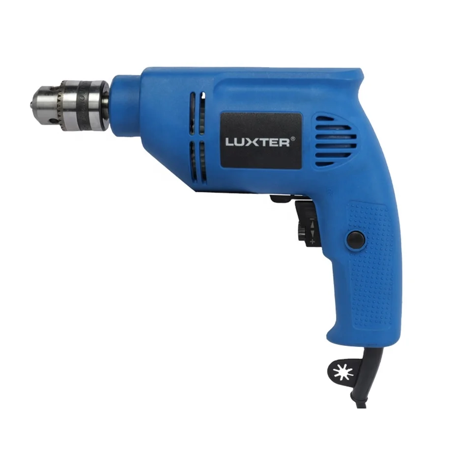 LUXTER Hand Drill 400W Electric Drill with Rotary Handle Hammer Drill ...