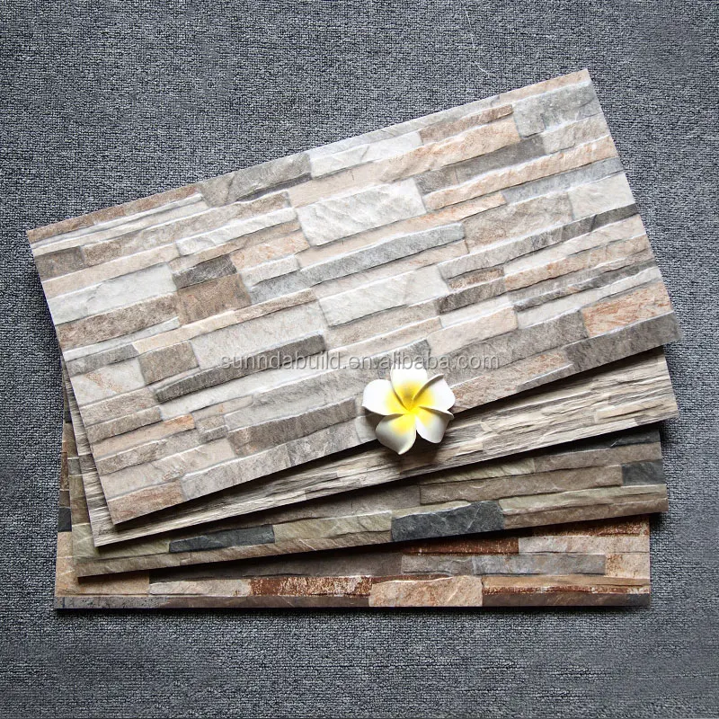 Sunnda Imitation Stone Exterior Wall Clad Porcelain Tile Price Rock ...