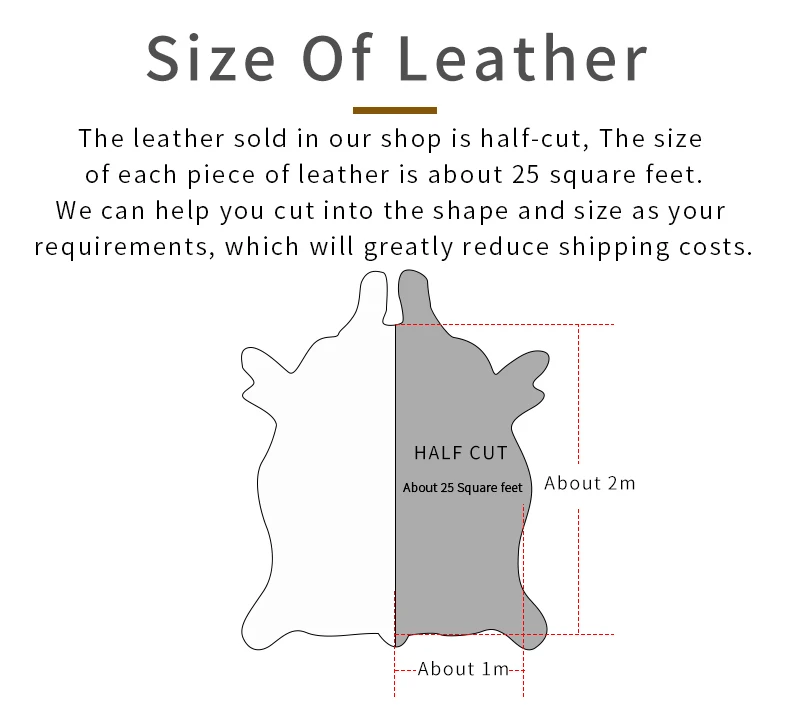 Top Grain Cow Hides - Premium Genuine Leather Material