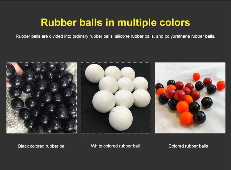 Vibration Screen Shock-absorbing Rubber Ball 50mm clear Tennis Ball in ...