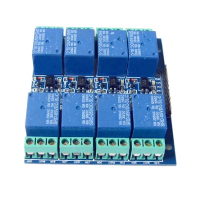 8 Relay Module 5v 10a Optocoupler Isolation Type Foreign Trade Quality ...