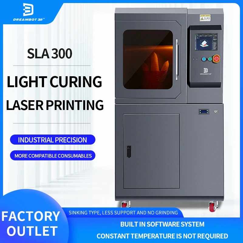 Industrial-Grade Large Format Resin SLA 3D Printer – 300x300x400MM for ...