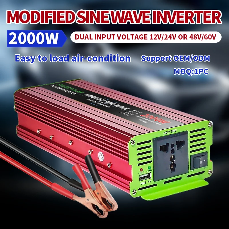 SUYEEGO 12v/24v 48v/60v Inversor Lifepo4 Car Inverters Dual USB Power ...