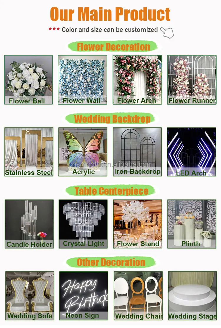 Top Quality LED Light Wedding Event Party Stage Decoration