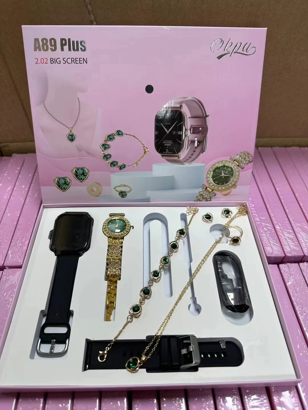Luxury A89plus Smart Watch 2024 - Versatile Jewelry Combo