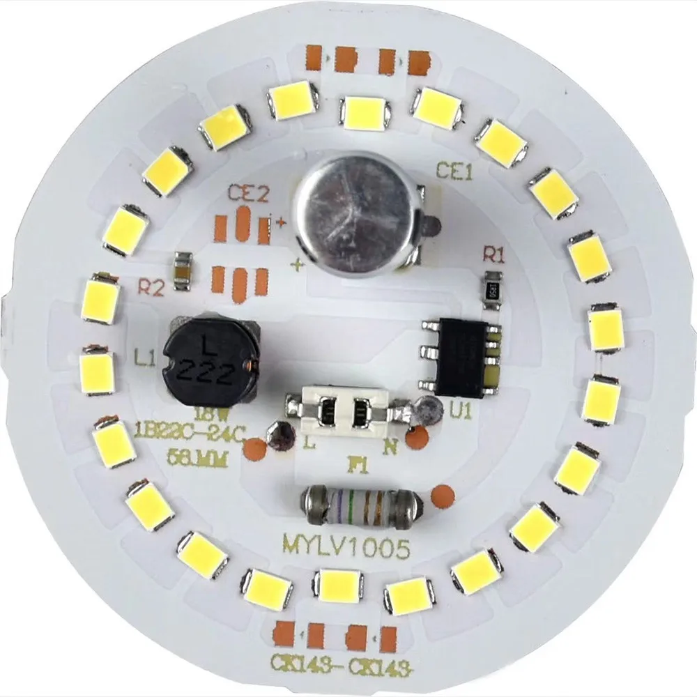 Ra80 Av 220v 120 Lm/w 18w High Power Driverless Cold White Led Bulb ...