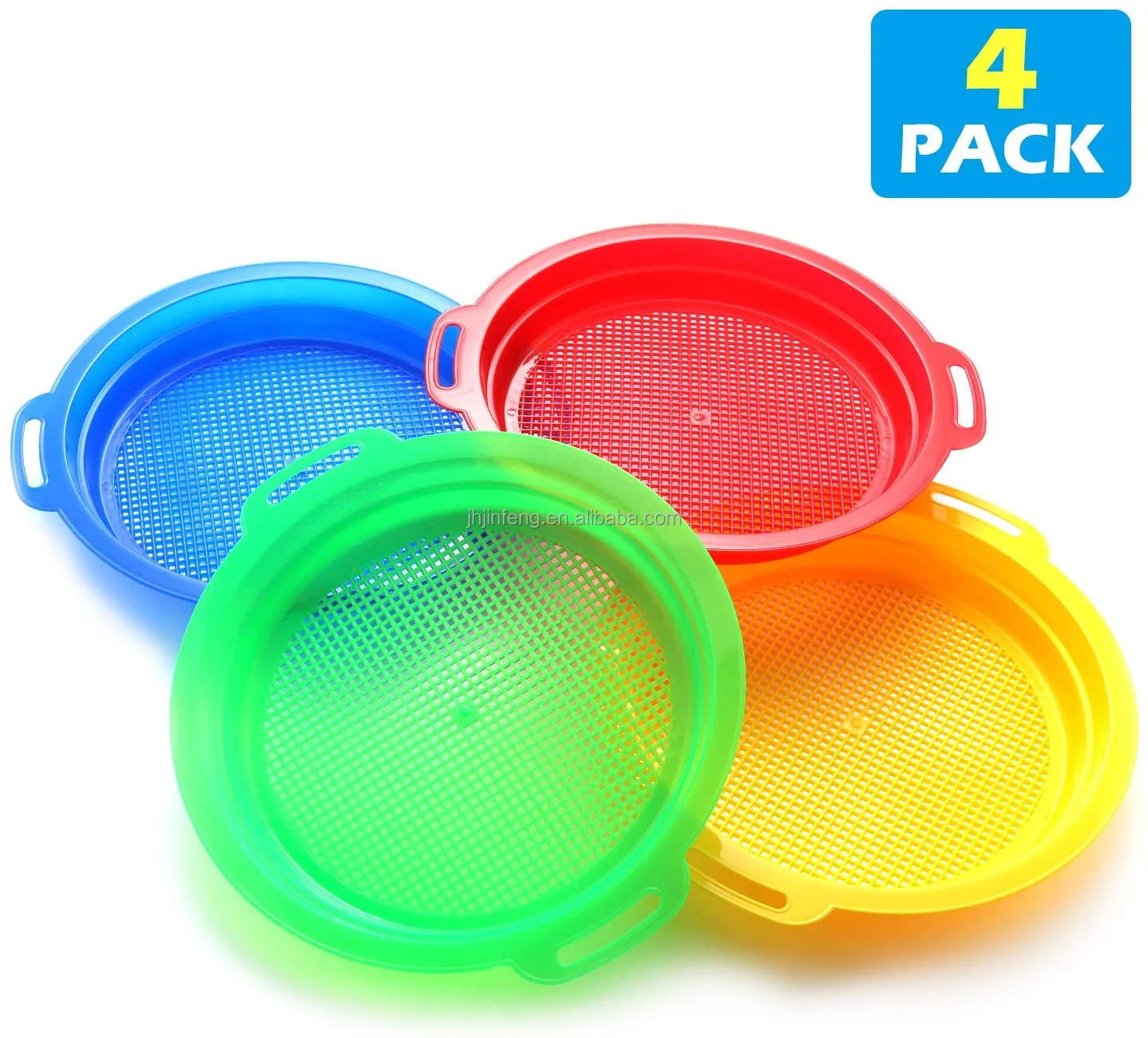 Factory Custom 4 Pack Summer Water Play 8.75 Inch Sand Sifter Kid Beach ...