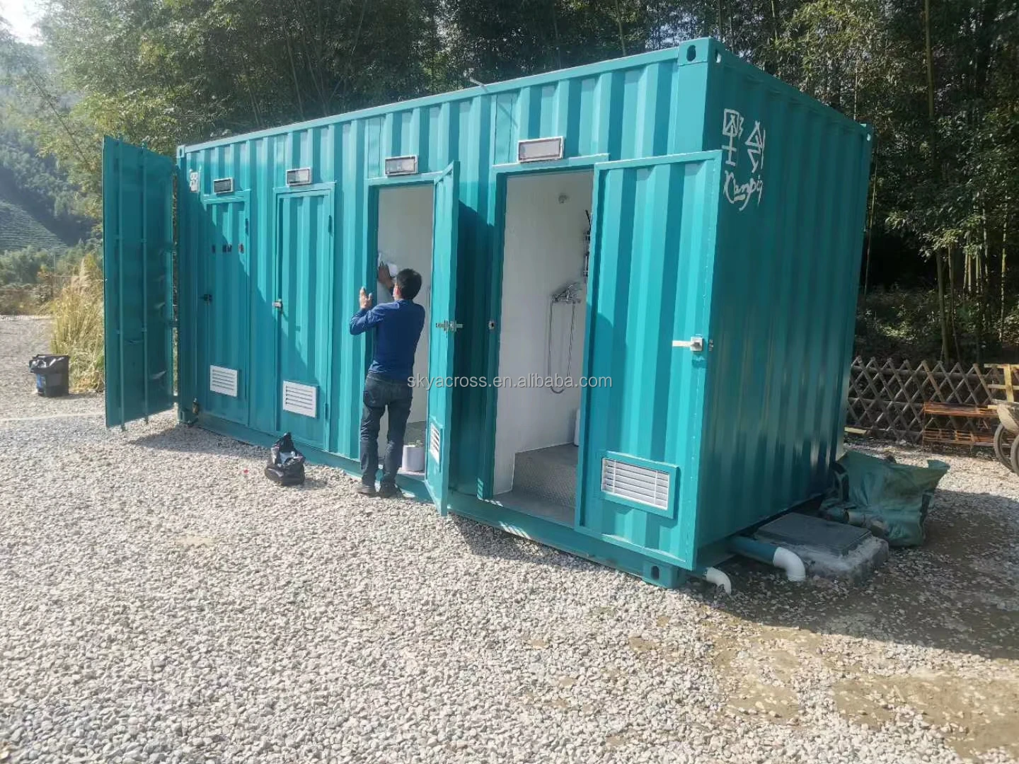20ft 40ft Prefabricated Sanitary Container Bathroom
