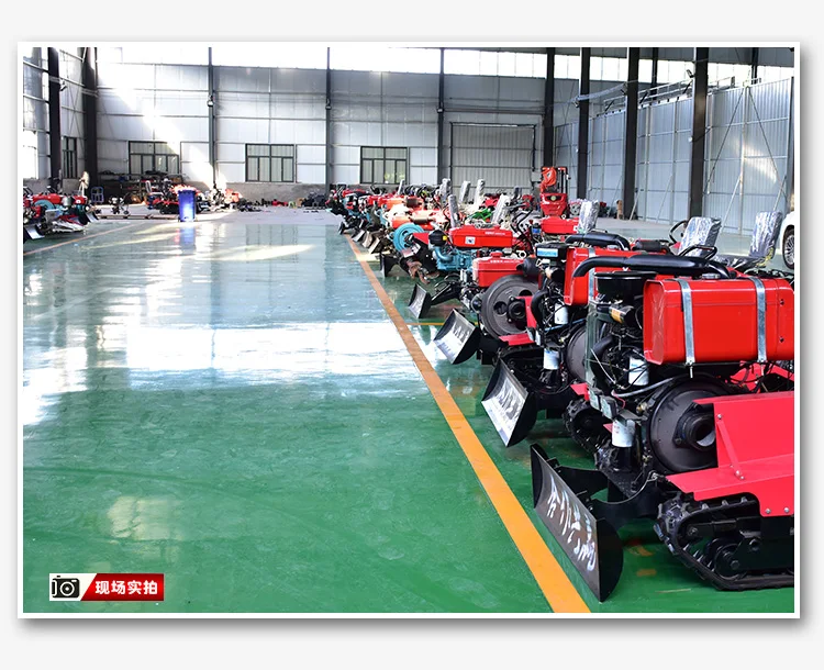 Riding Crawler Rotary Tiller Four-Wheel Multi-Purpose Tiller Greenhouse ...