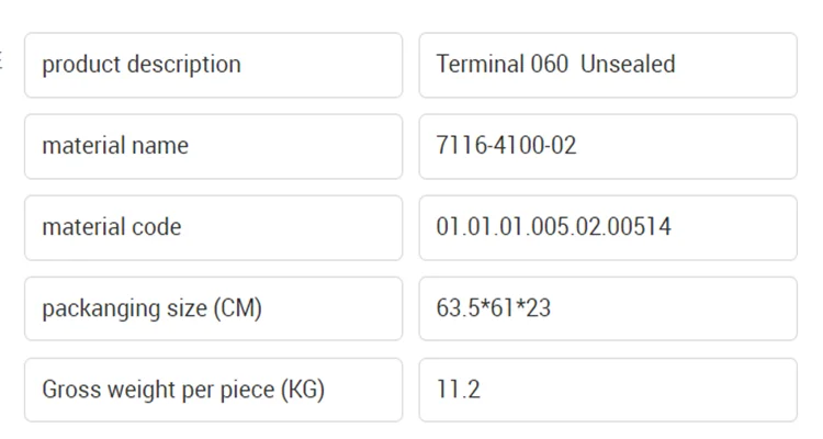 Yazaki Terminal 7116-4100-02 - Reliable Automotive Connectors