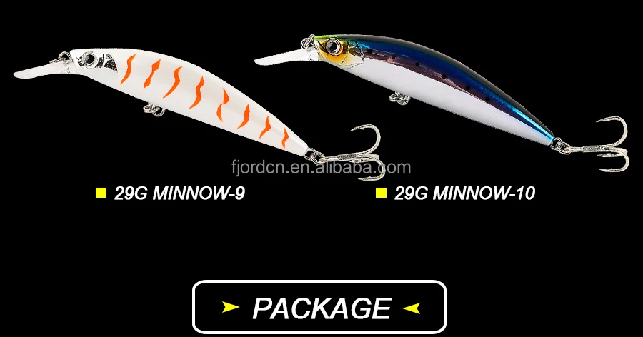 FJORD 90mm Minnow Lure - Professional Sinking Fishing Bait