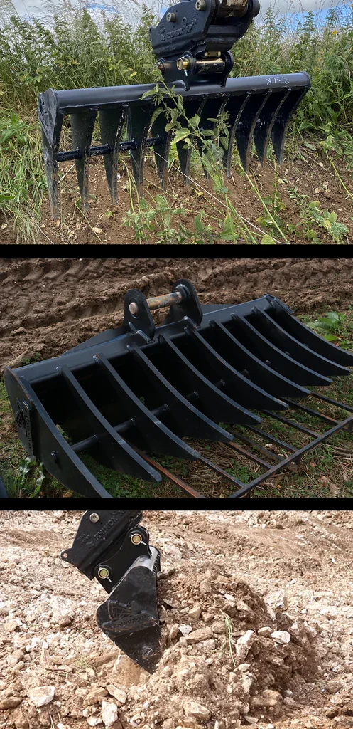 Excavator Log Grapple - High Efficiency Hydraulic Attachments