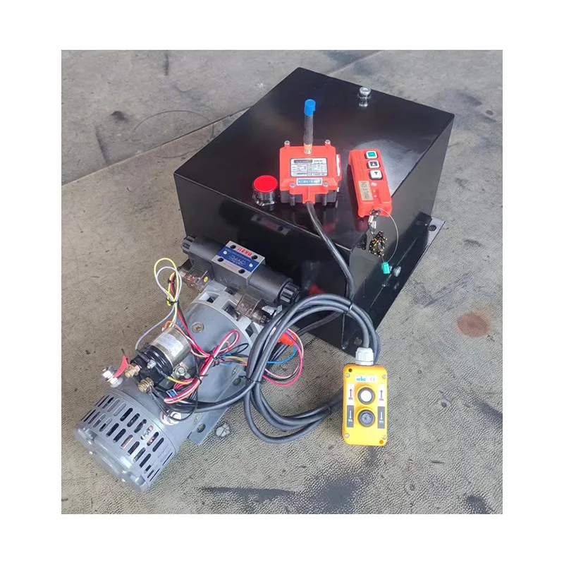 Dc Motor Double Action Hydraulic Power Pack Unit 12v 24v 48v Dc Single ...