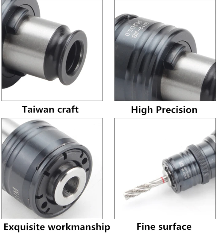 J4512 J4520 Sk30 Sk40 Bt30 Bt40 Quick Change Tapping Collet Chucks M8 ...