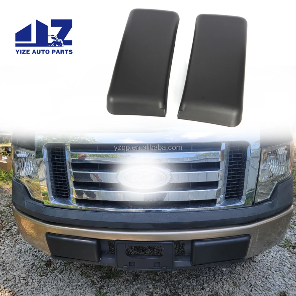 Front Bumper Guards Inserts Pads Caps Cover Plane Fit for 2009-2014 ...