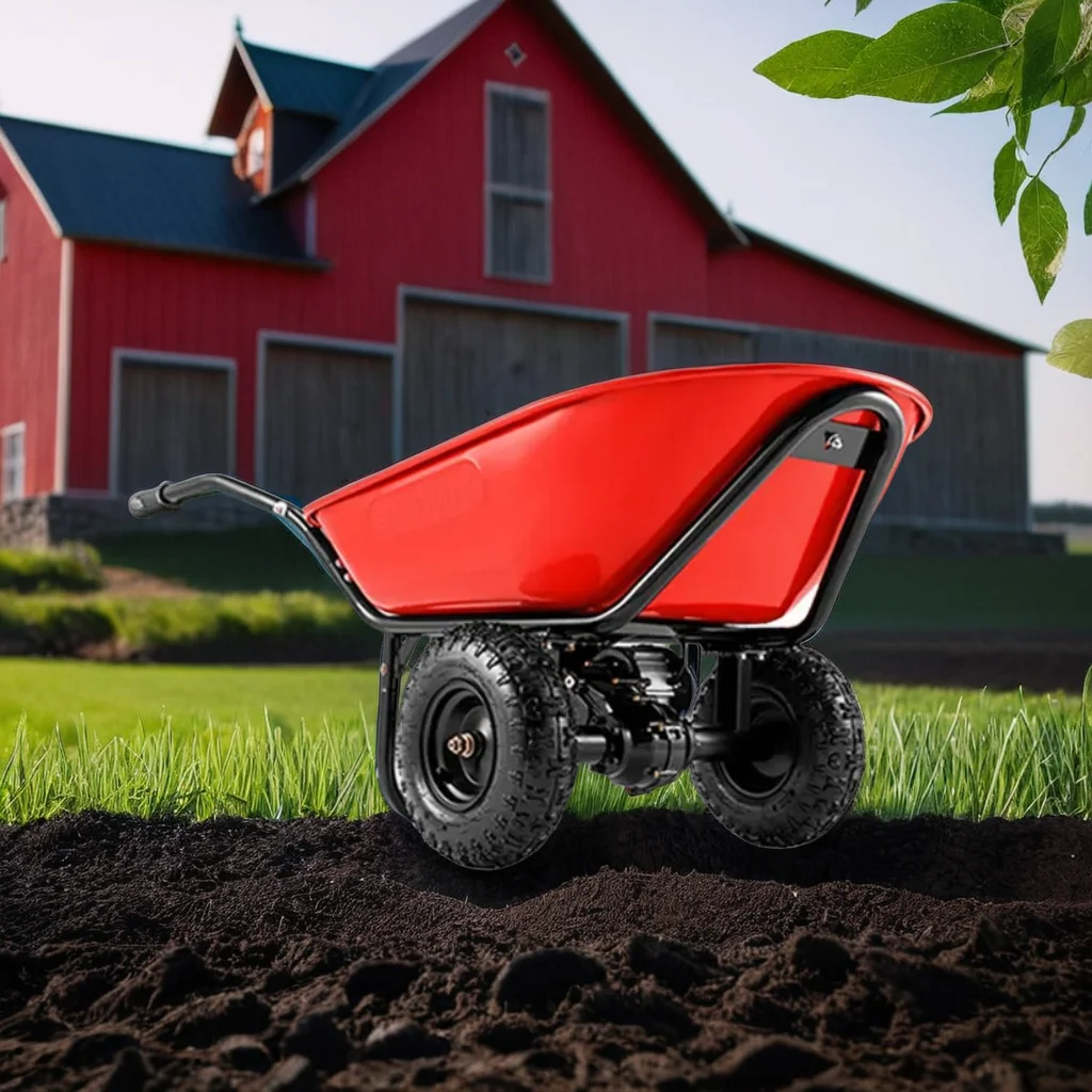 260kg Electric Dumper Power Wheel Barrow For Heavy Duty Construction ...