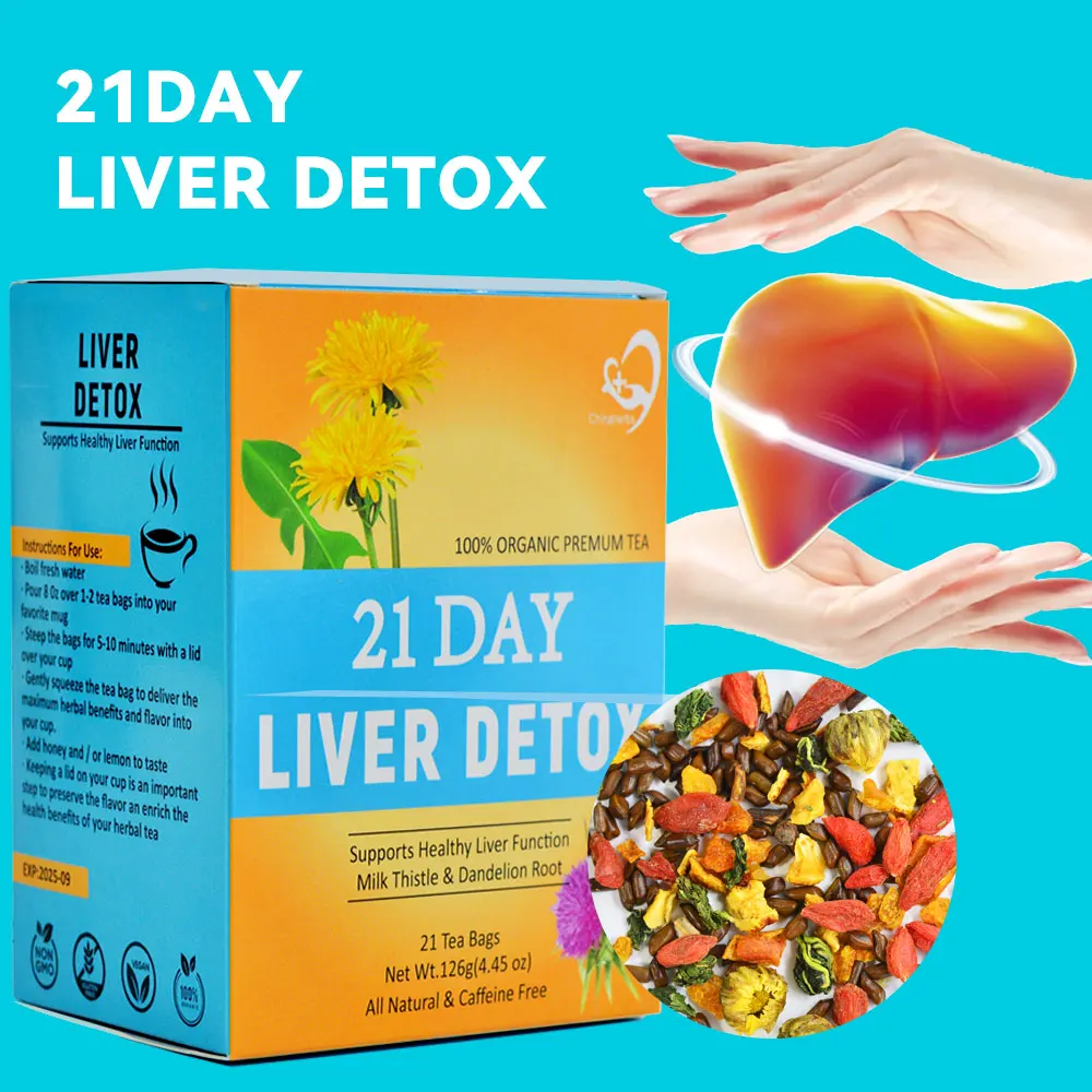 21 day liver injury and recovery detox tea Cleanse Detox Health organic ...