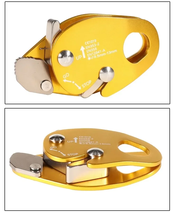 Stop Climbing Rope Grab - Self-Braking Descender Gear