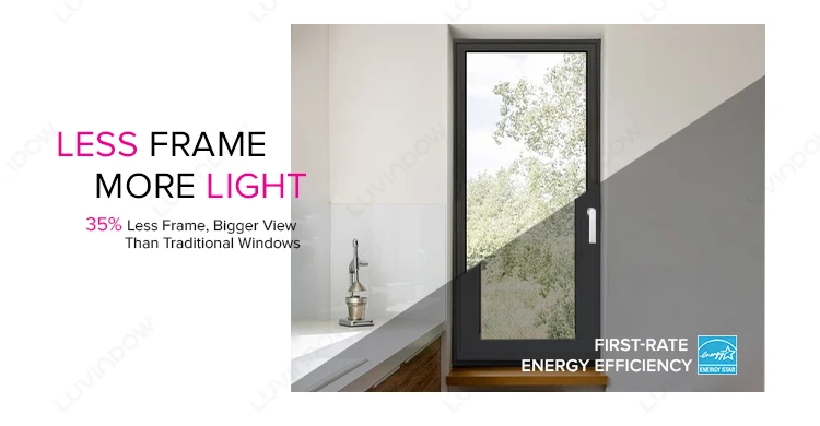 Luxury Design Modern Casement Windows - Rainproof & Efficient