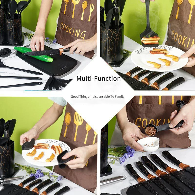 Silicone Kitchen Utensils - Heat Resistant & Eco-friendly