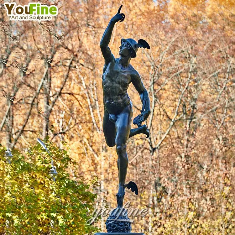Outdoor Garden Bronze Ancient Greek Statues of Mercury for Sale ...
