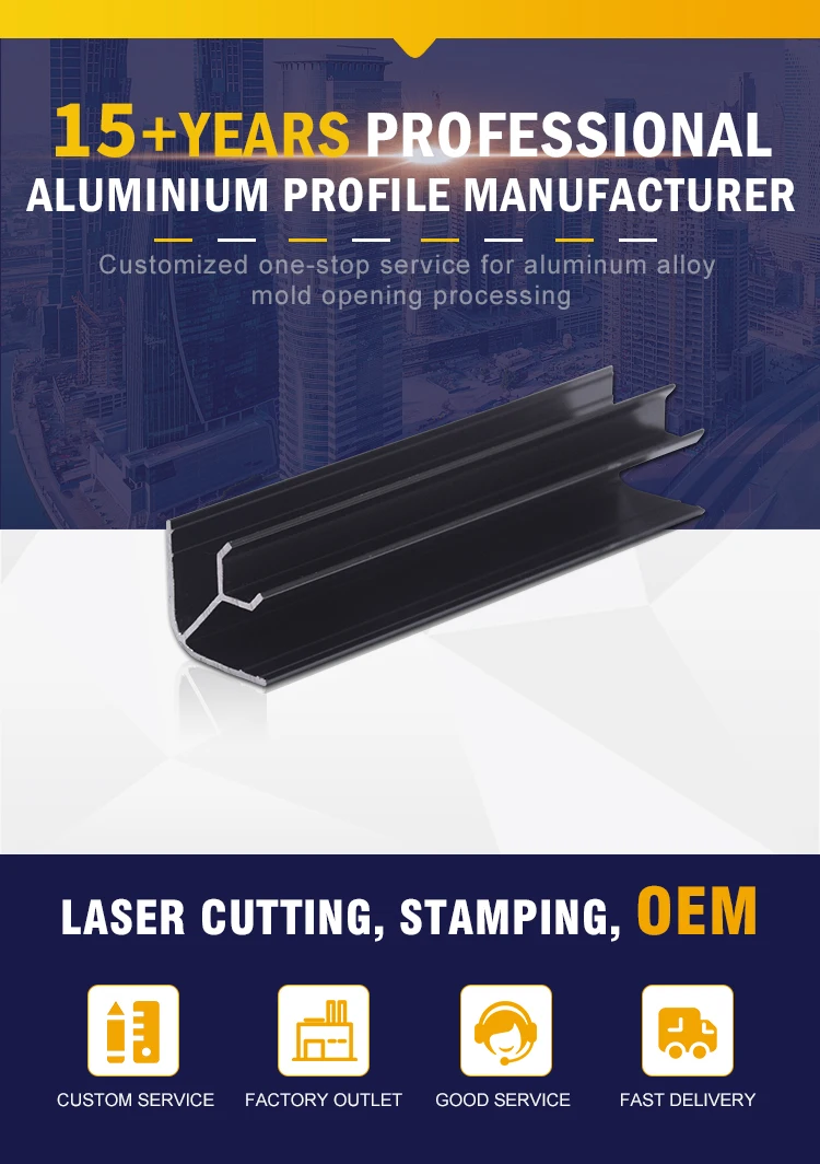 Aluminum Skirting Brushed Kitchen Cabinet Baseboard Connector Aluminium ...